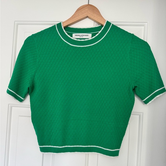 Amanda Uprichard | Tops | Amanda Uprichard Euclid Emerald Knit Top ...